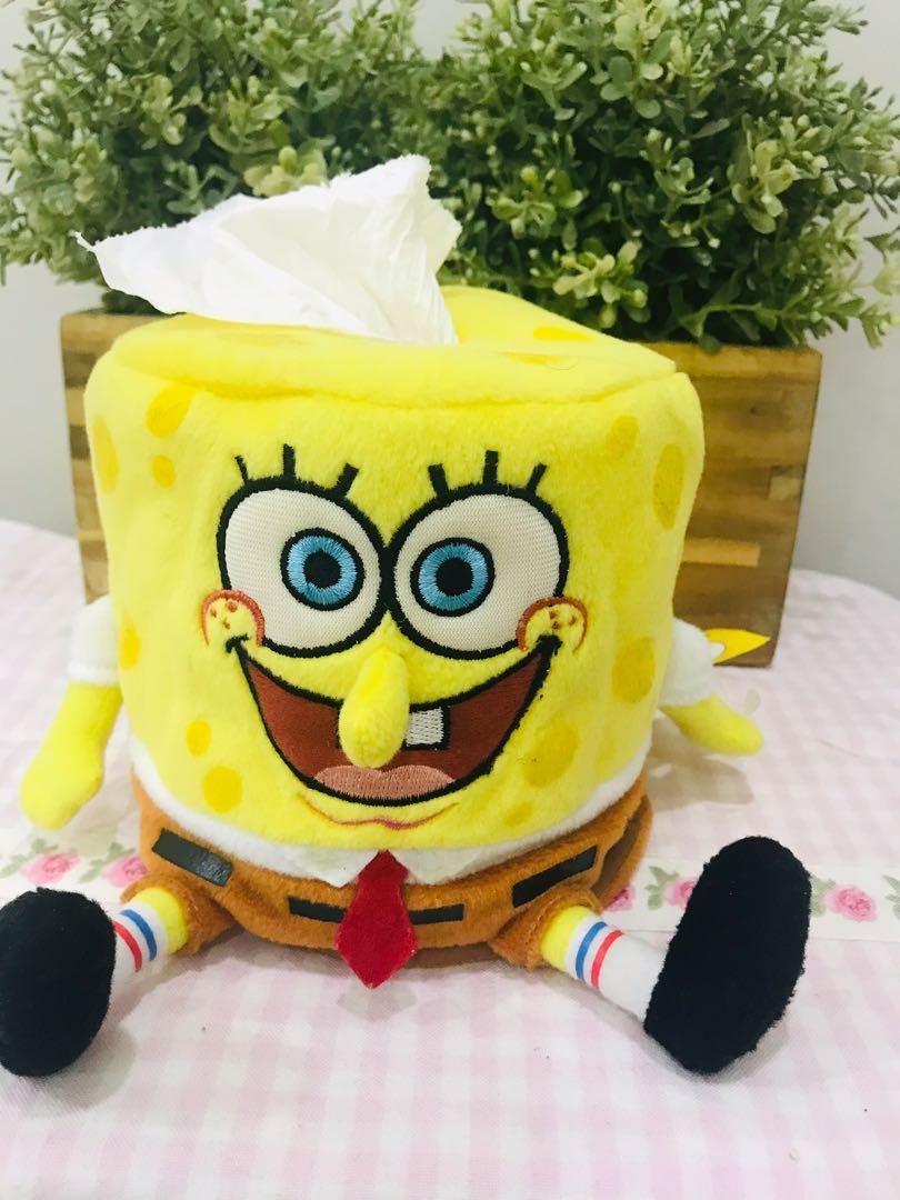 Spongebob tissue holder, Furniture & Home Living, Home Decor, Other ...