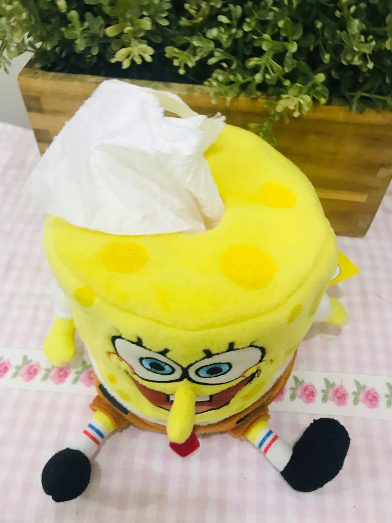 Spongebob tissue holder, Furniture & Home Living, Home Decor, Other ...