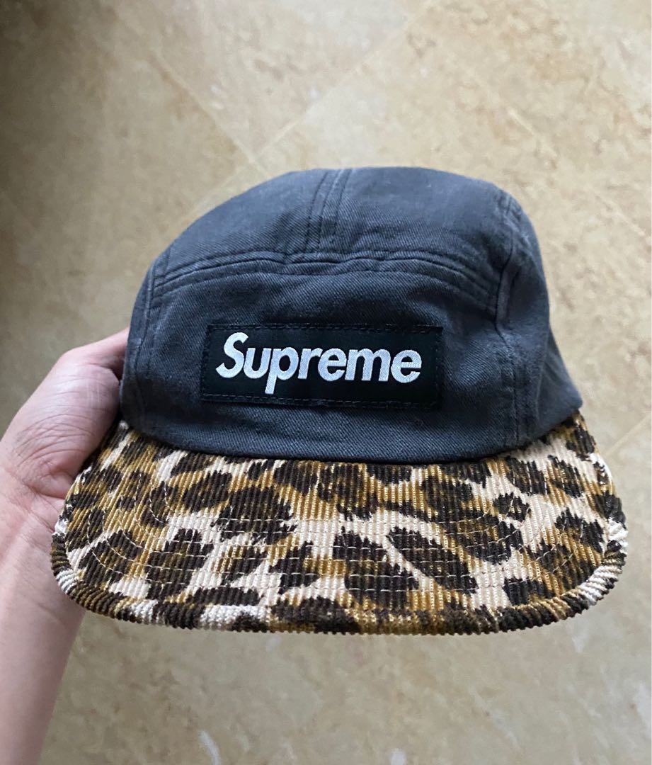 Supreme Leopard Corduroy 2011 Cap, Men's Fashion, Watches & Accessories ...