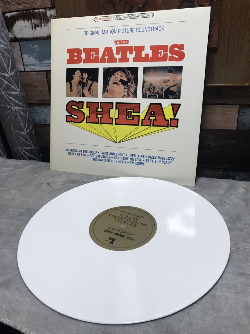 The Beatles SHEA A Rare Collection of Vintage in White Vinyl, Original ...
