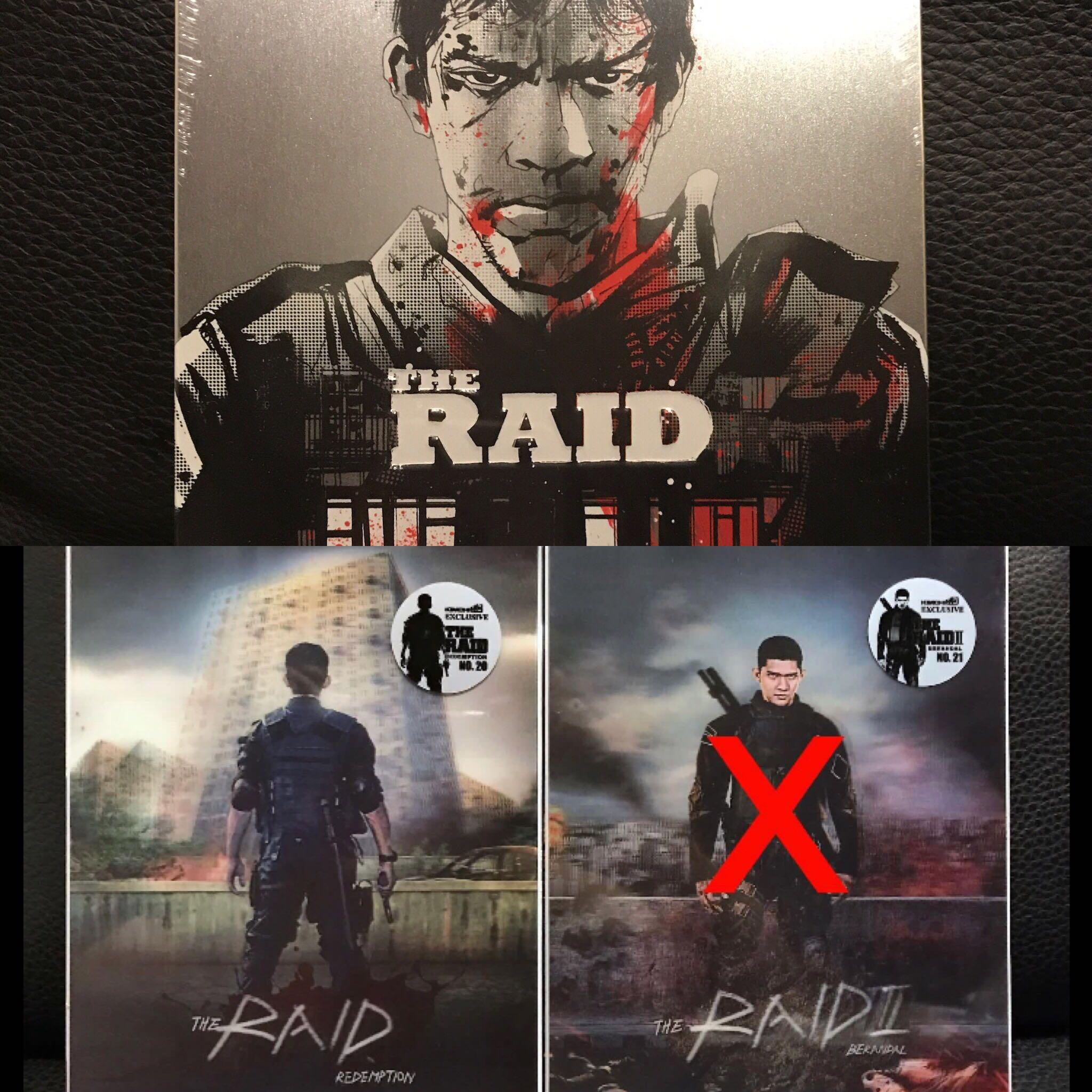 THE RAID Blu-ray Steelbooks (1) Play.com UK Exclusive Debossed Edition ...