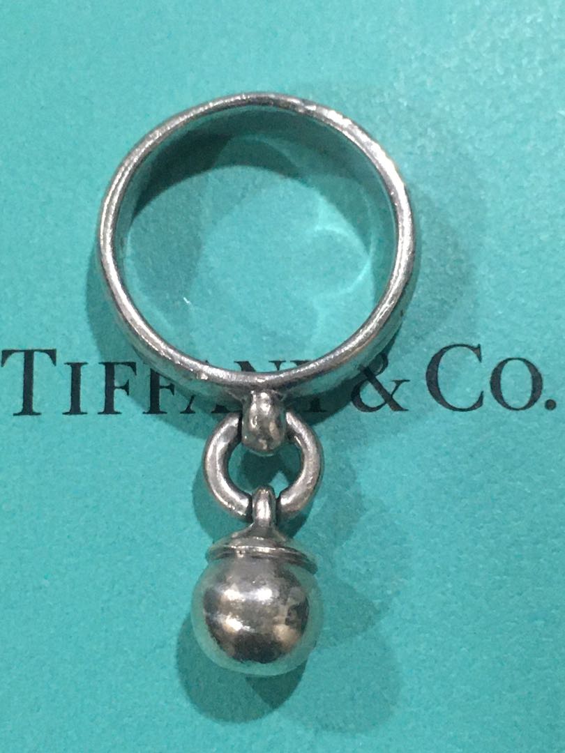 Tiffany & Co Ball Dangling Ring, Women's Fashion, Jewelry & Organizers ...