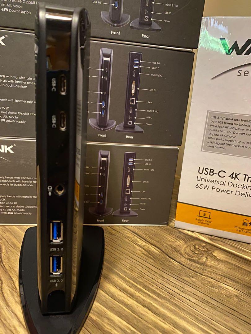 Wavlink USB-C Triple Display Universal Docking Station with Power ... Wavlink USB-C Triple Display Universal Docking Station with Power ...