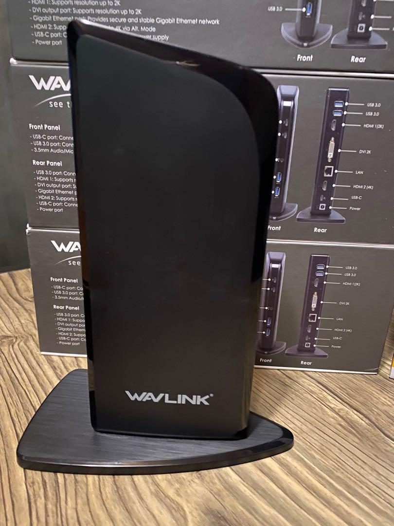 Wavlink USB-C Triple Display Universal Docking Station with Power ... Wavlink USB-C Triple Display Universal Docking Station with Power ...