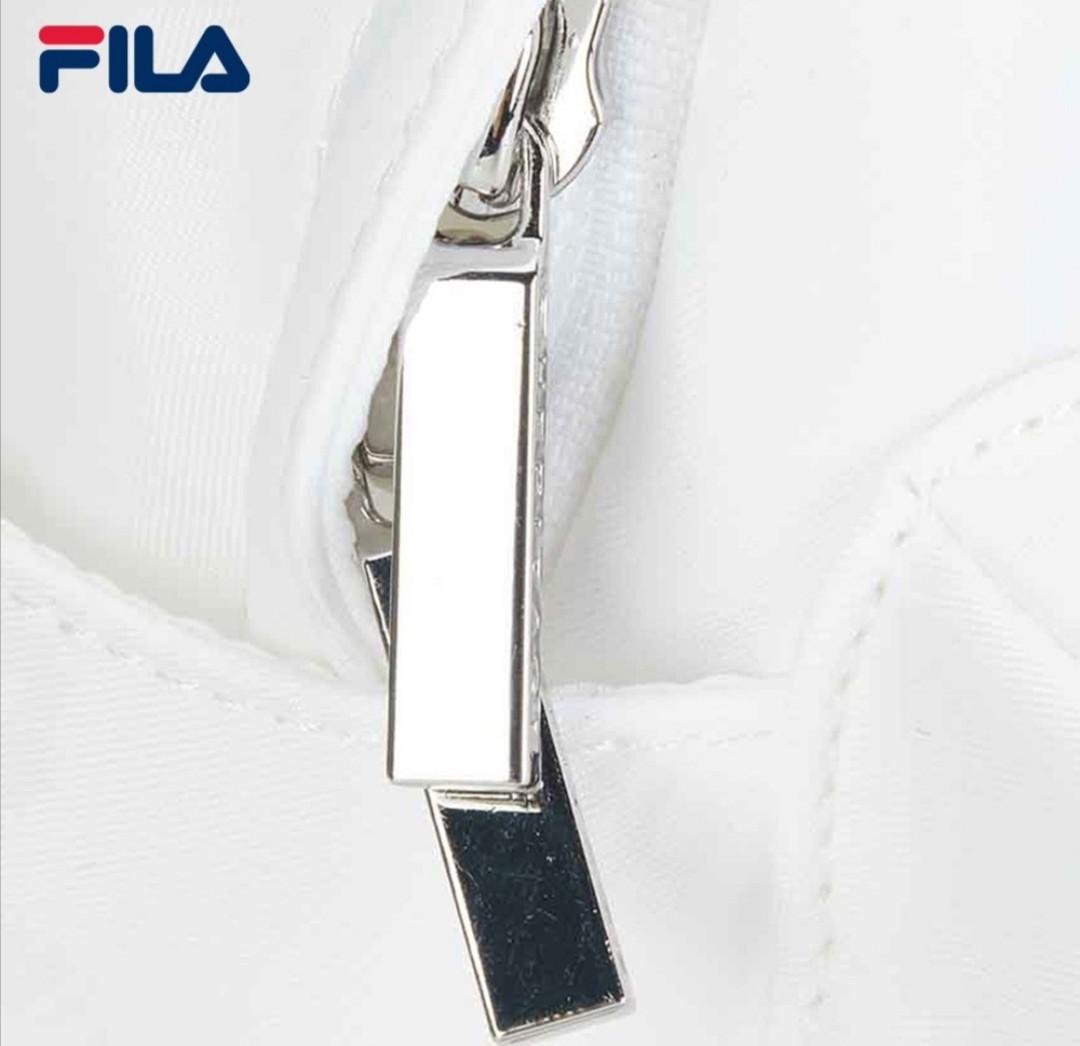 White FILA logo backpack, Women's Fashion, Bags & Wallets, Cross-body ...