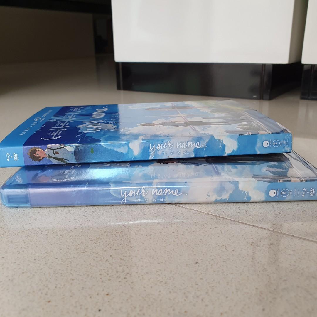 Your Name Blu-ray + DVD (with slip cover), Hobbies & Toys, Music ...