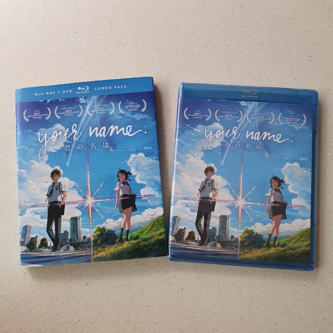 Your Name Blu-ray + DVD (with slip cover), Hobbies & Toys, Music ...