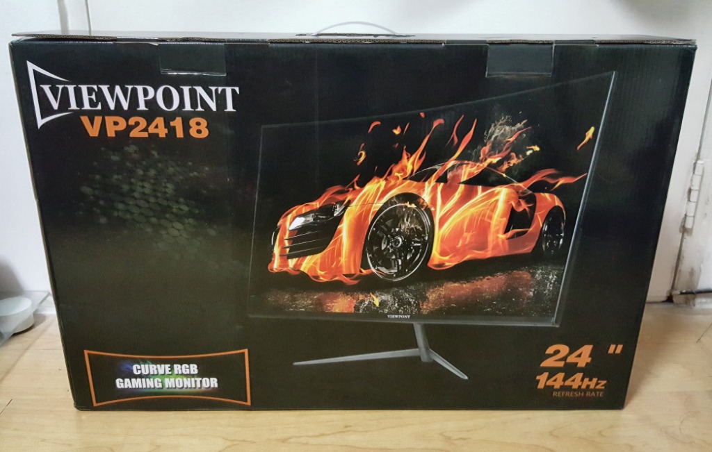 24 Inch 144Hz Curved VA RGB Gaming Monitor - Viewpoint VP2418 ...