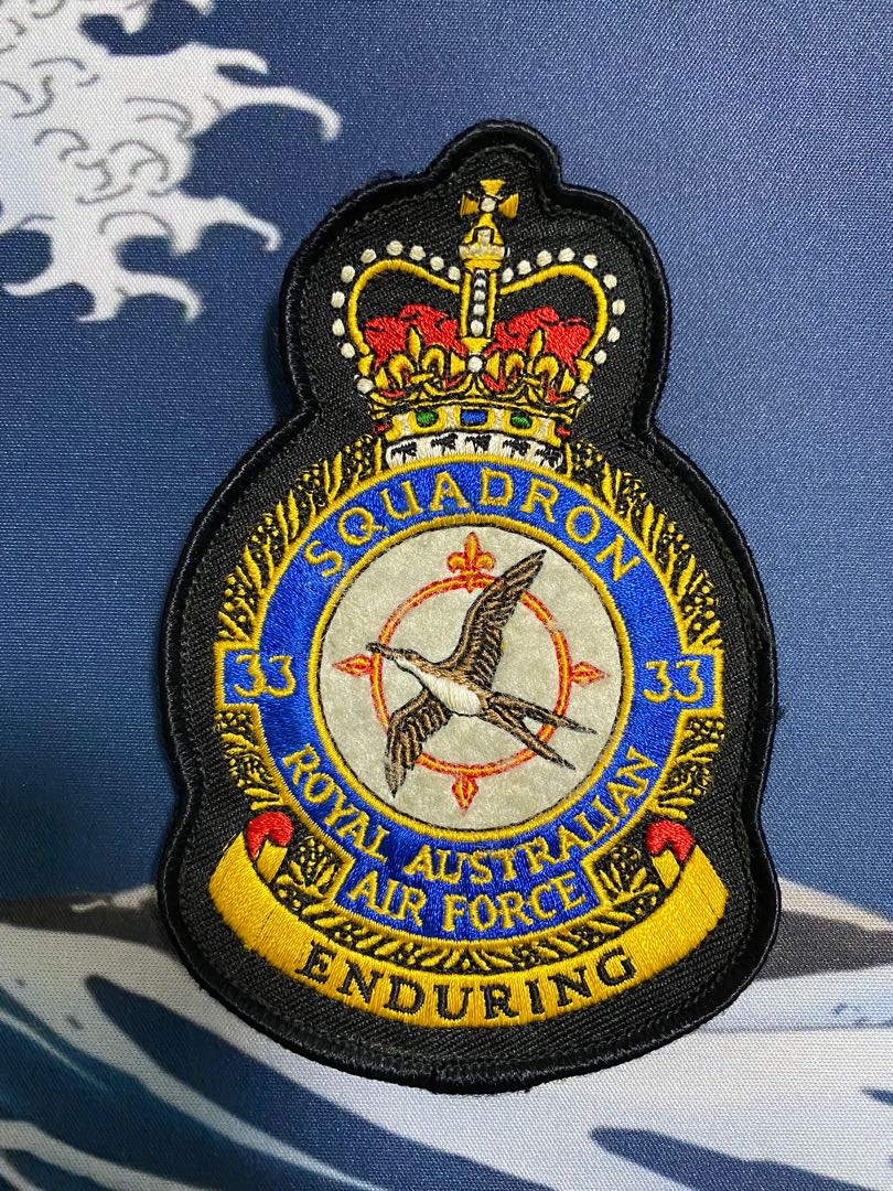 33 SQN RAAF Unit Patch, Hobbies & Toys, Memorabilia & Collectibles ...