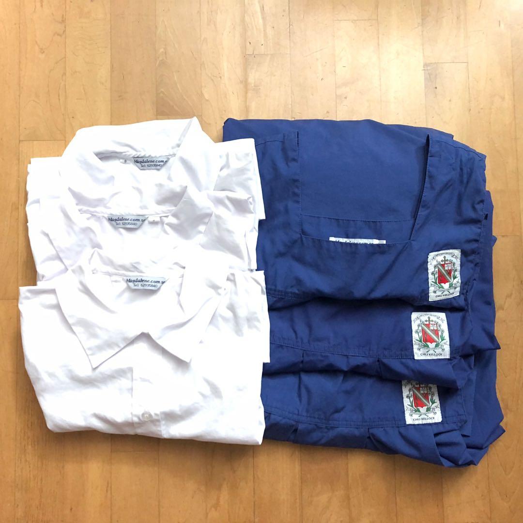 SOLD ~MINT~ CHIJ KELLOCK School Girls Uniforms (Blouses/ Shirts and ...