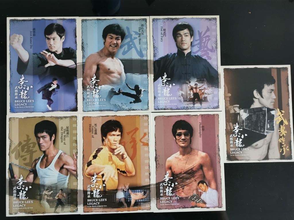 香港郵政李小龍已蓋銷圖片卡, 興趣及遊戲, 收藏品及紀念品, 郵票及印刷品 - Carousell