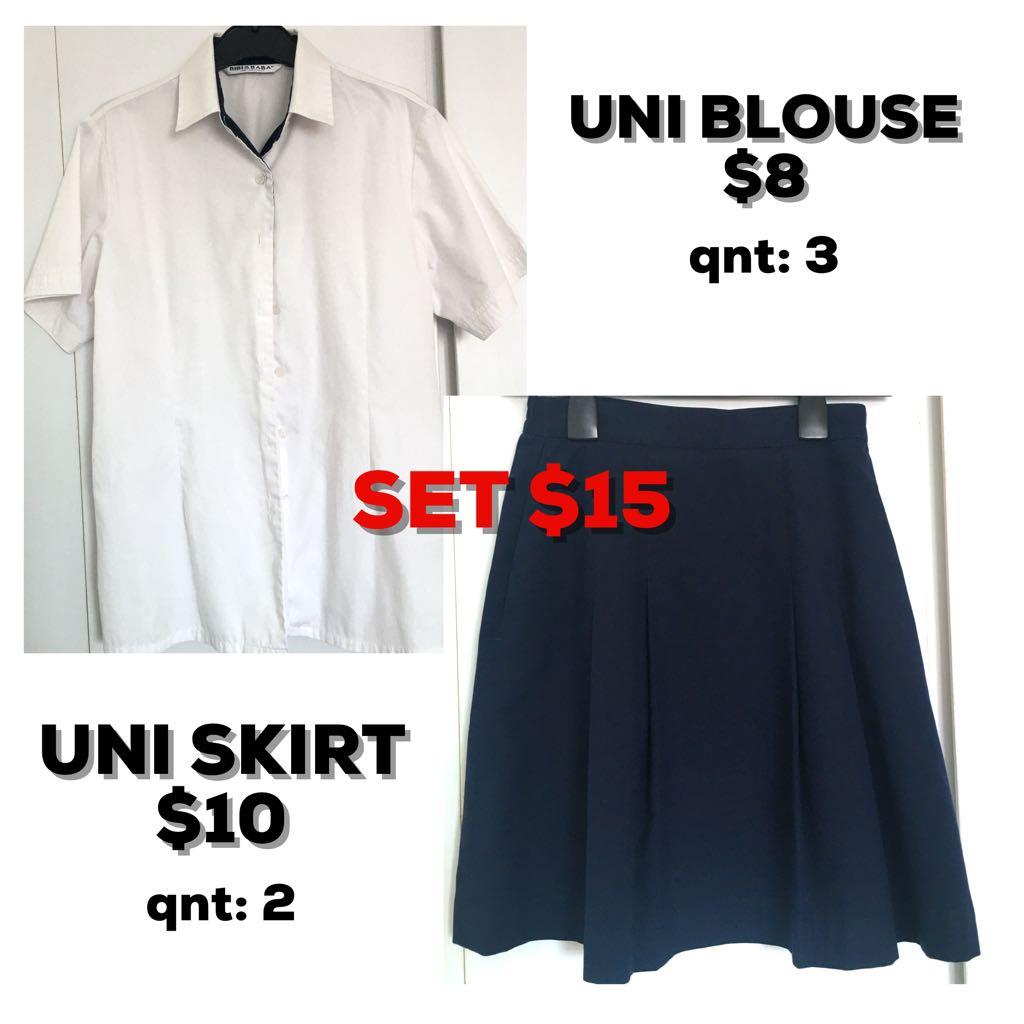 ACJC UNIFORM, COLLEGIATES & MORE, Women's Fashion, Tops, Shirts on ...