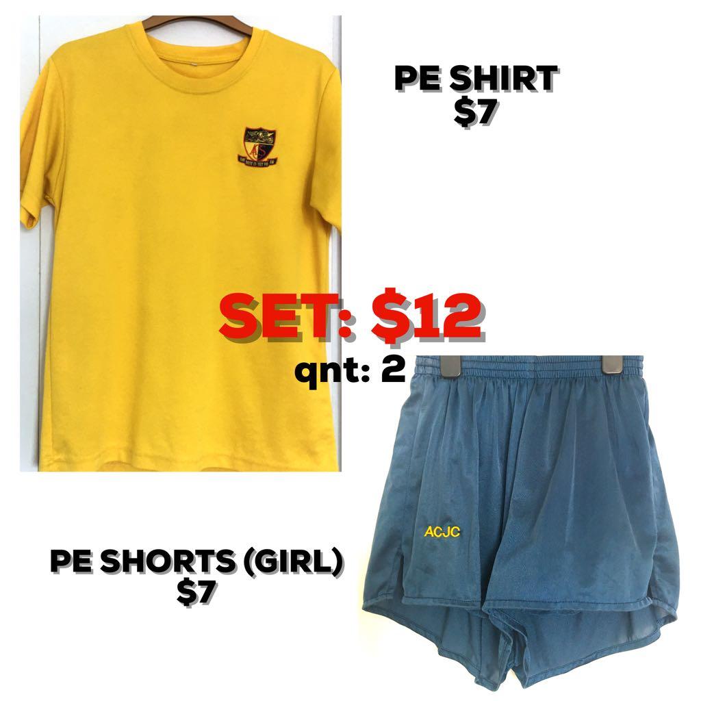 ACJC UNIFORM, COLLEGIATES & MORE, Women's Fashion, Tops, Shirts on ...