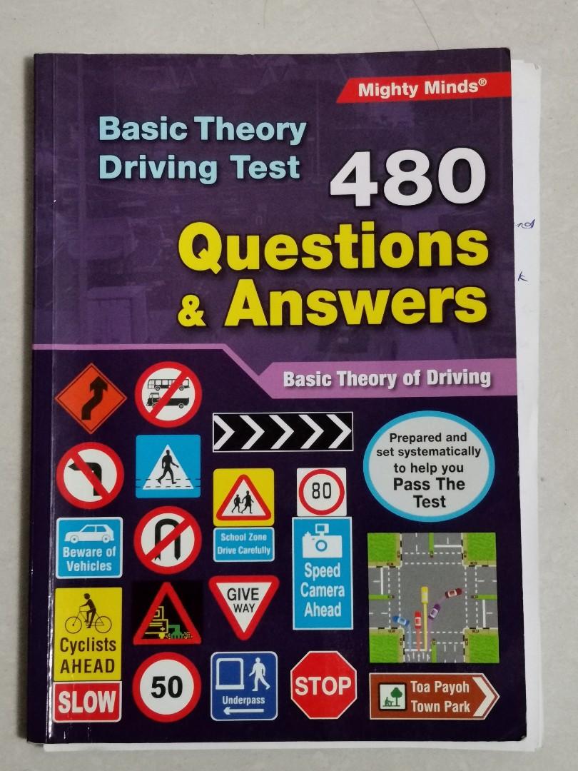 Basic Theory Driving Test 480 questions & answers, Hobbies & Toys ...