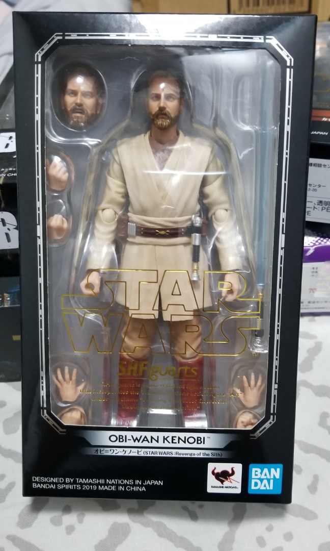 不議價 star wars shf s.h.figuarts obi wan kenobi obi-wan ep3, 興趣及遊戲, 玩具 ...