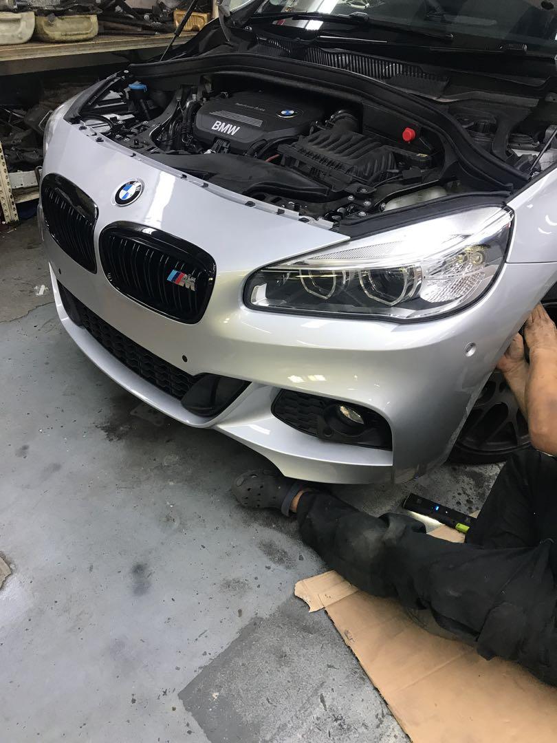 BMW original 2Series F45 M sport Front/Rear bumper set, Car Accessories ...