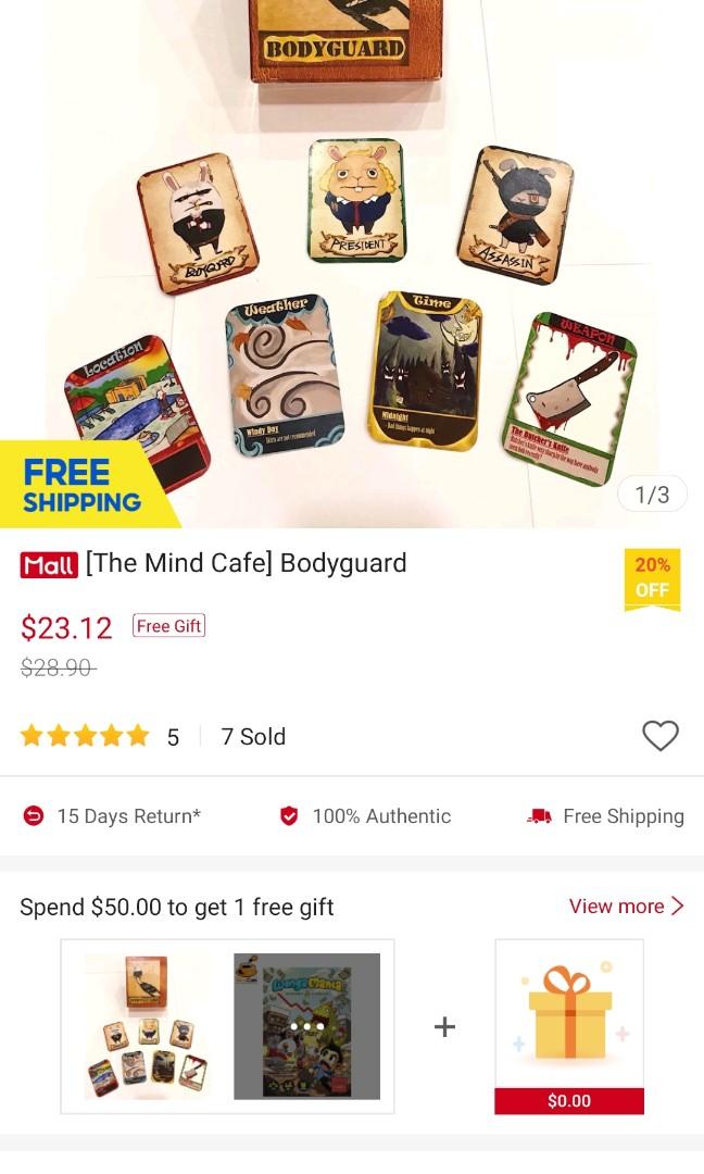 bodyguard, Hobbies & Toys, Toys & Games on Carousell