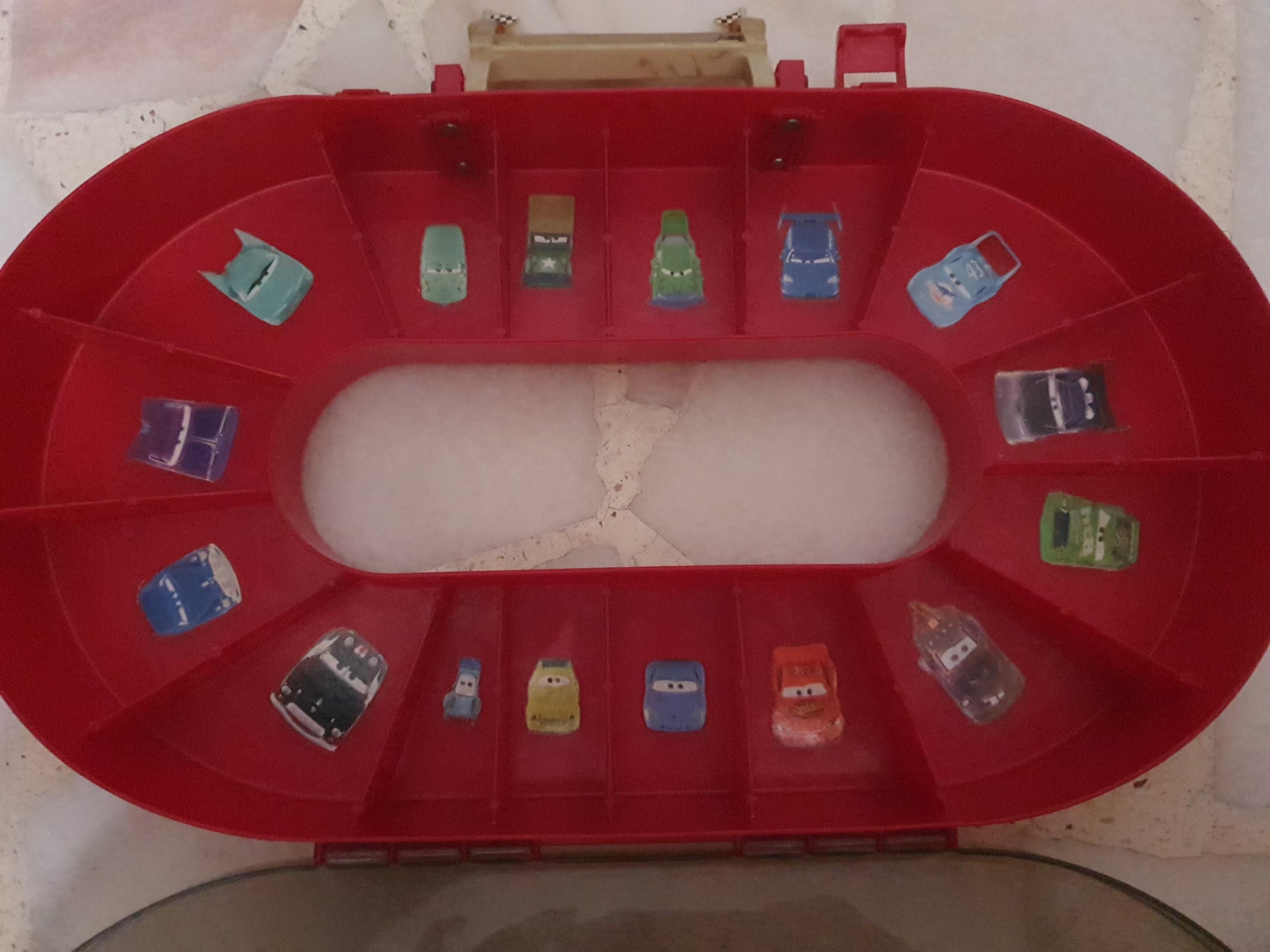 Disney Pixars Cars 1 Stadium Storage Case with Cars, Hobbies & Toys ...