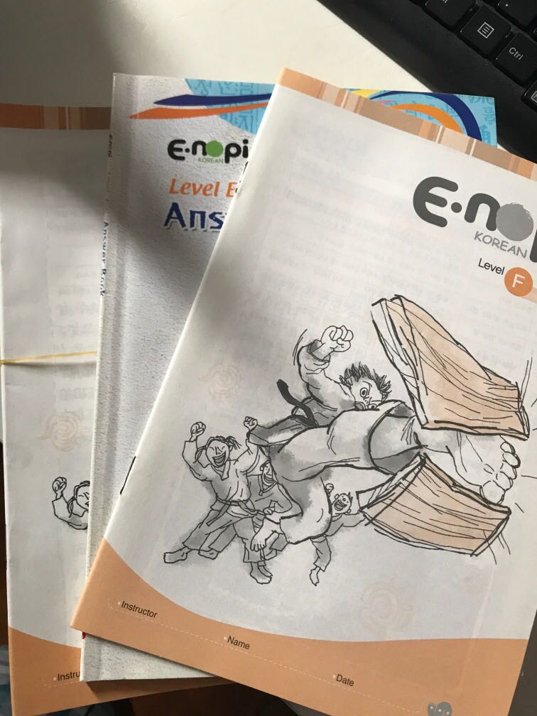 Enopi korean practice books, Hobbies & Toys, Books & Magazines ...