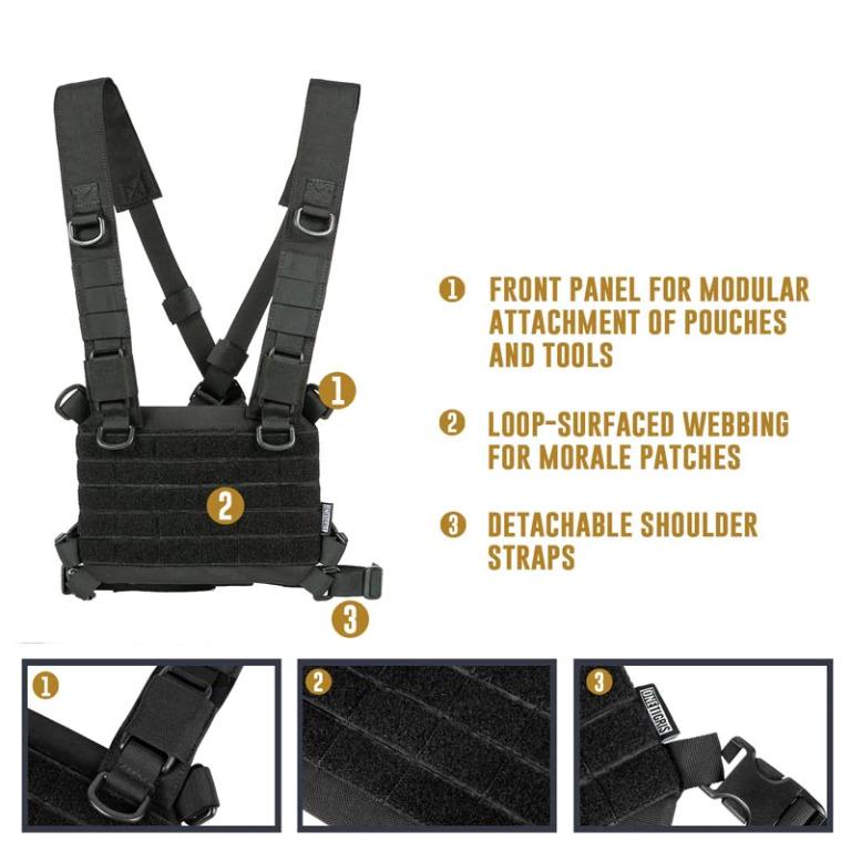 Exlusive OneTigris™ Chest Rig / Chest Bag Tactical Vest - ROC Chest ...