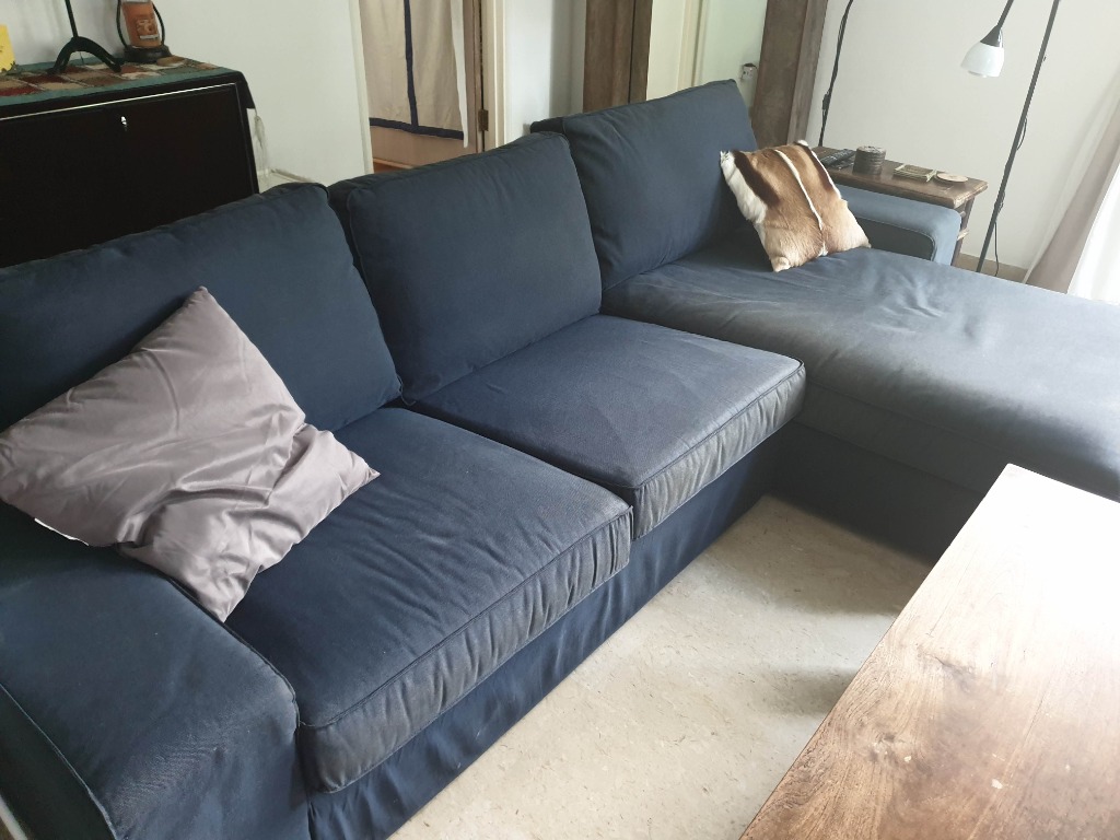 Extra long sofa couch, Furniture & Home Living, Furniture, Sofas on ...