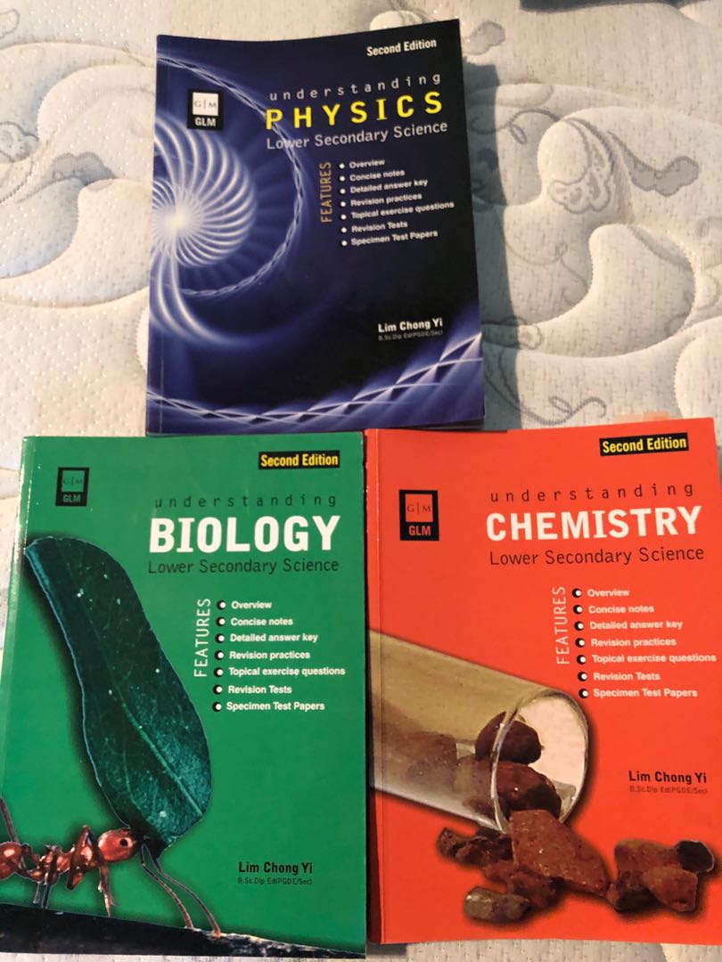 GLM Lower Secondary Science Assessment Books Biology Chemistry Physics ...