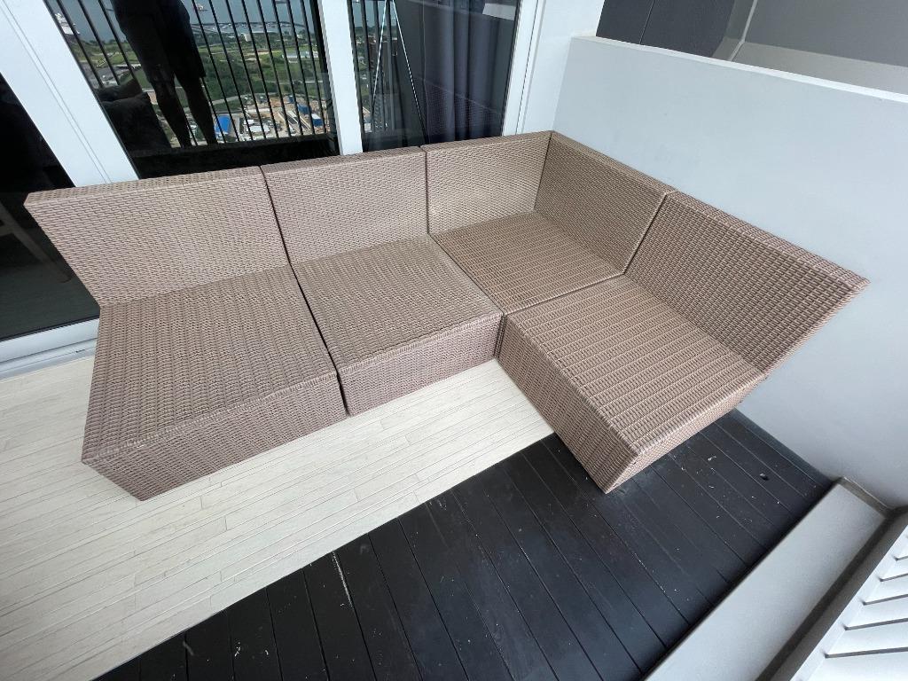 Ikea Arholma Set - Outdoor L-Shaped Sofa Chair Modular Furniture (no ...