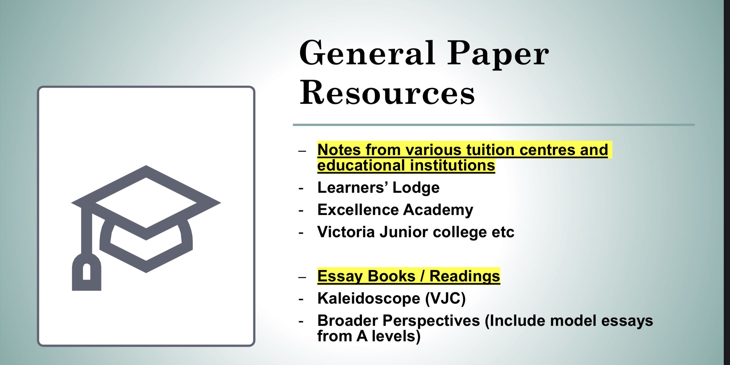 JC General Paper GP Resources/Notes, Books & Stationery, Textbooks ...