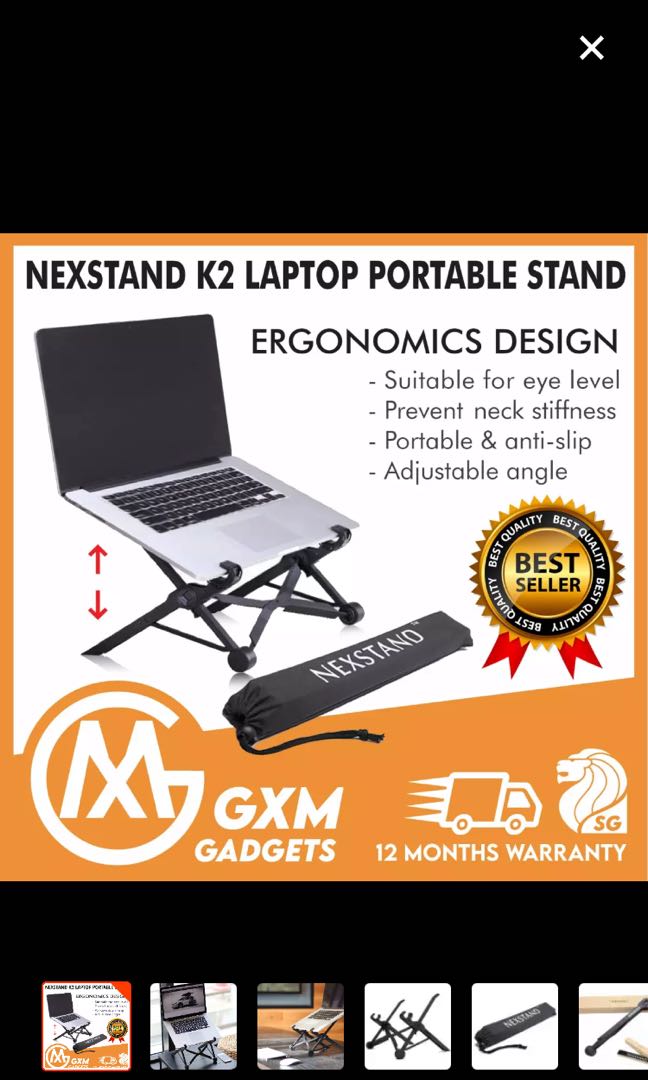 Nexstand K2 Laptop Portable Stand, Computers & Tech, Parts ...