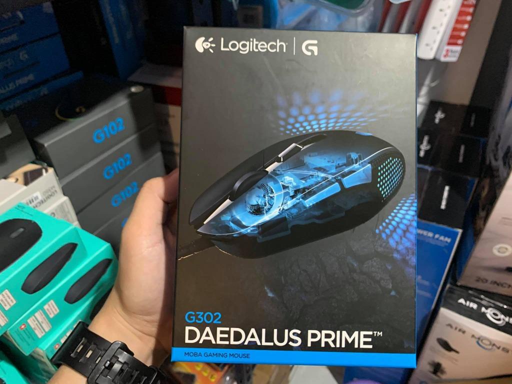 Logitech Daedalus Prime G302 MOBA Gaming Mouse, Computers & Tech, Parts ...