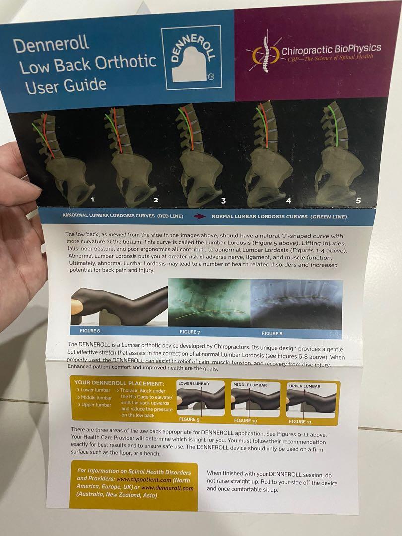 Lumbar Denneroll, Health & Nutrition, Braces, Support & Protection on ...