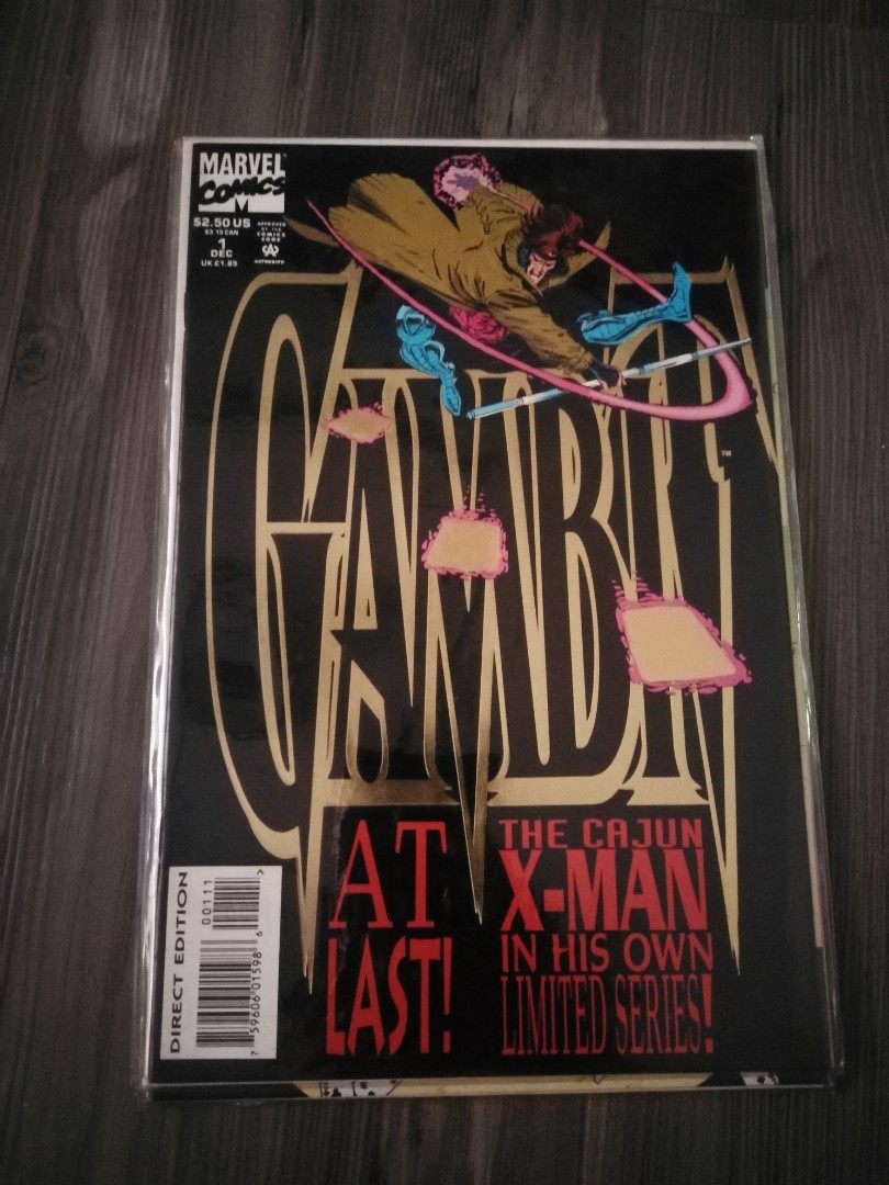Marvel Gambit Comics Issue 1 to 4, Hobbies & Toys, Books & Magazines ...