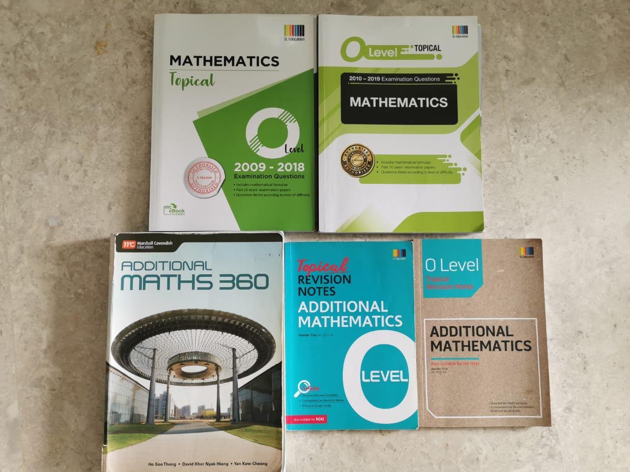 Mathematics Ten Year Series, Paper and Topical, Additional Math 360 ...