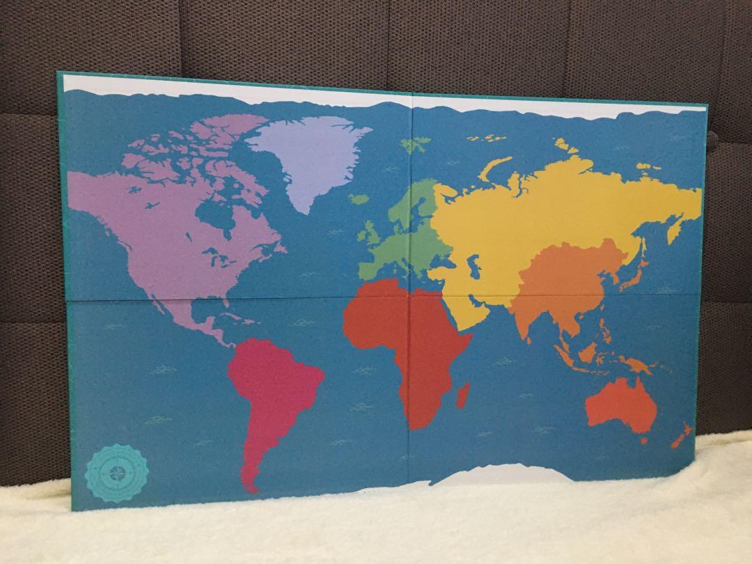 Meeder The World Map (Magnetic), Hobbies & Toys, Toys & Games on Carousell