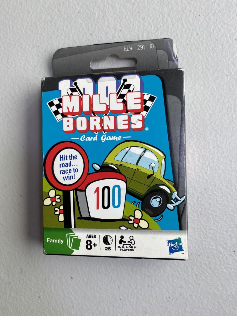 Mille Bornes card game by Hasbro, Hobbies & Toys, Toys & Games on Carousell