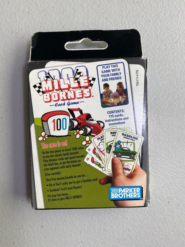 Mille Bornes card game by Hasbro, Hobbies & Toys, Toys & Games on Carousell