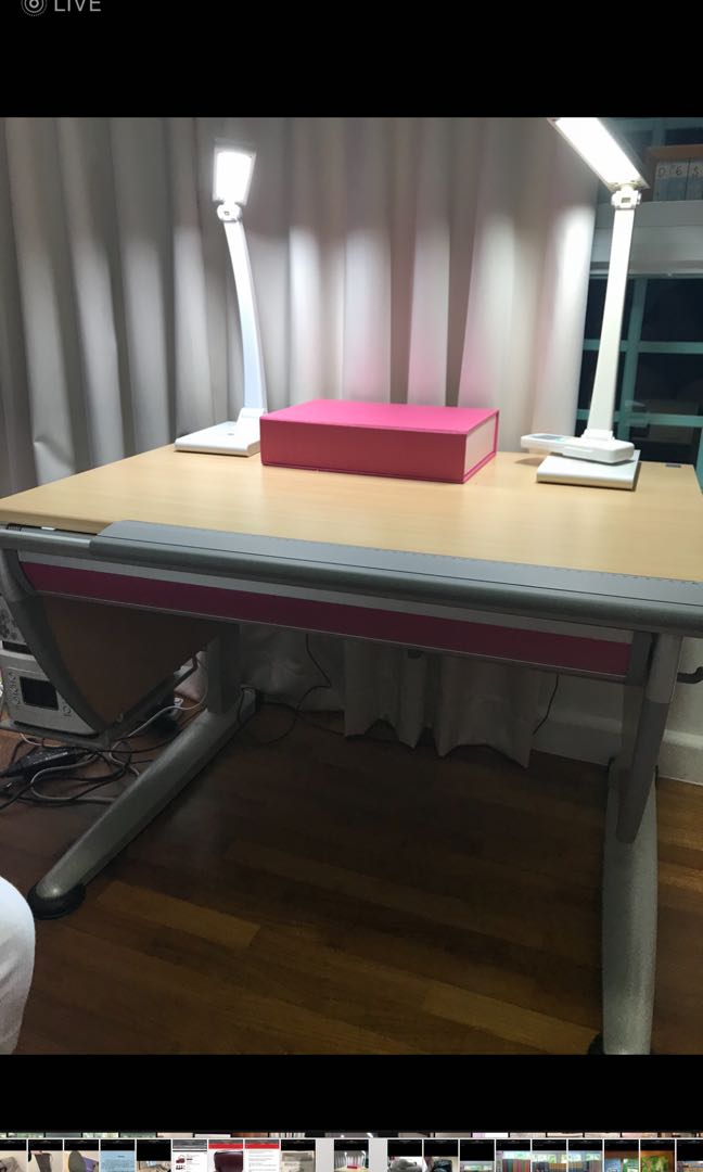 Moll Runner Compact Ergonomic Study Desk, Furniture & Home Living ...