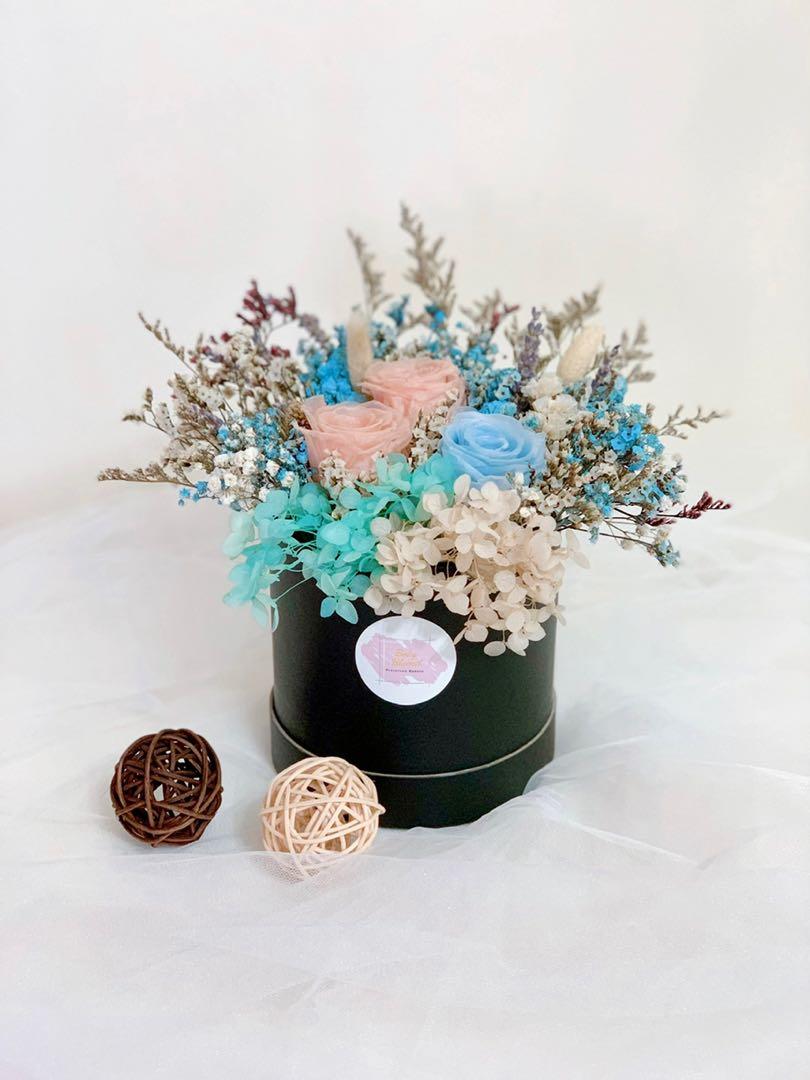 Money pulling bloom box/ Money bouquet/ Hot air balloon bloom box ...