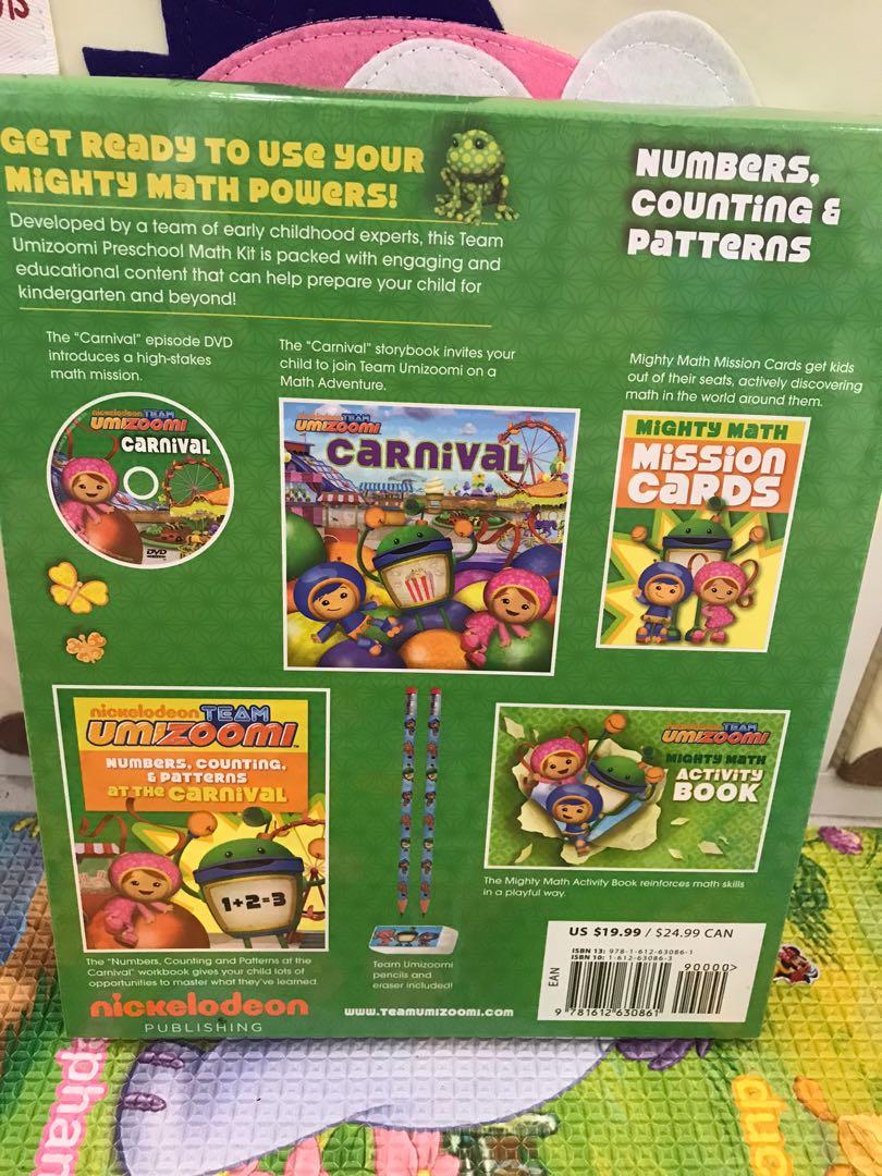 Nickelodeon Team Umizoomi Preschool Math Kit: Numbers,Counting ...