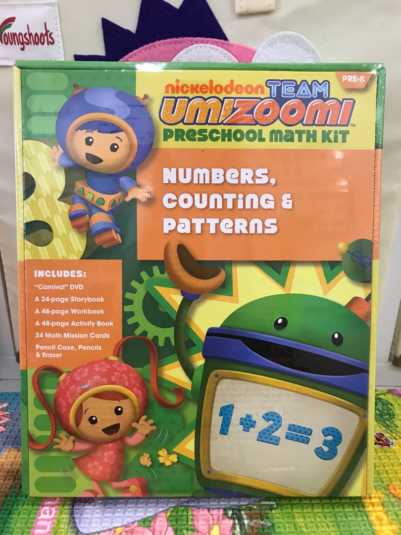 Nickelodeon Team Umizoomi Preschool Math Kit: Numbers,Counting ...