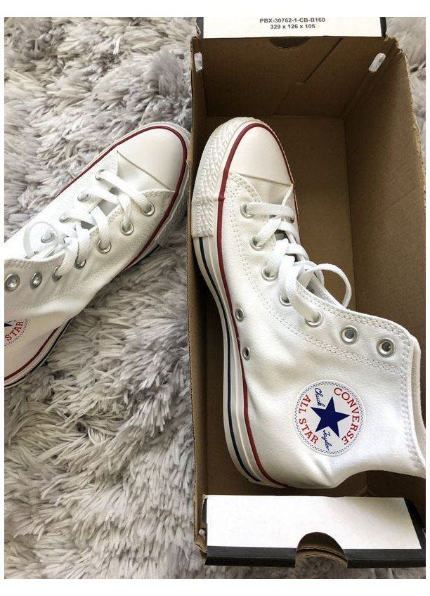 ORIGINAL - Converse White High Cut, Women's Fashion, Footwear, Sneakers on Carousell