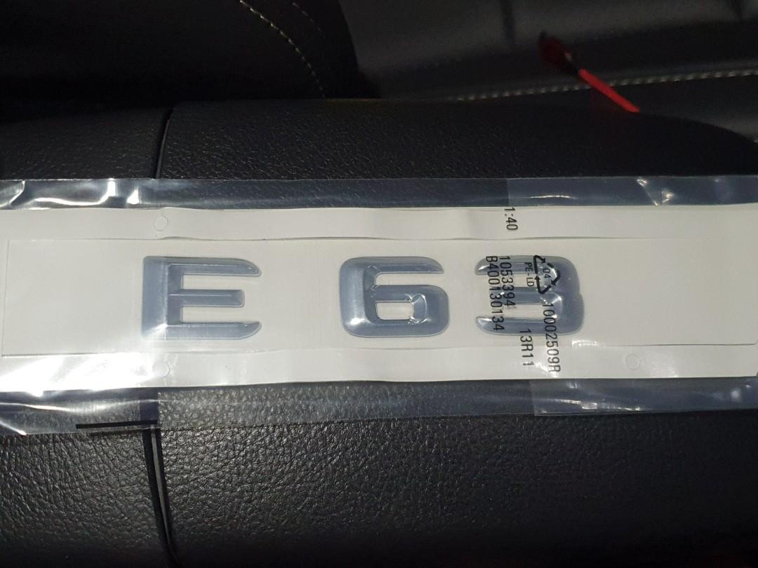 Original Mercedes E63 emblem/words, Car Accessories, Accessories on ...