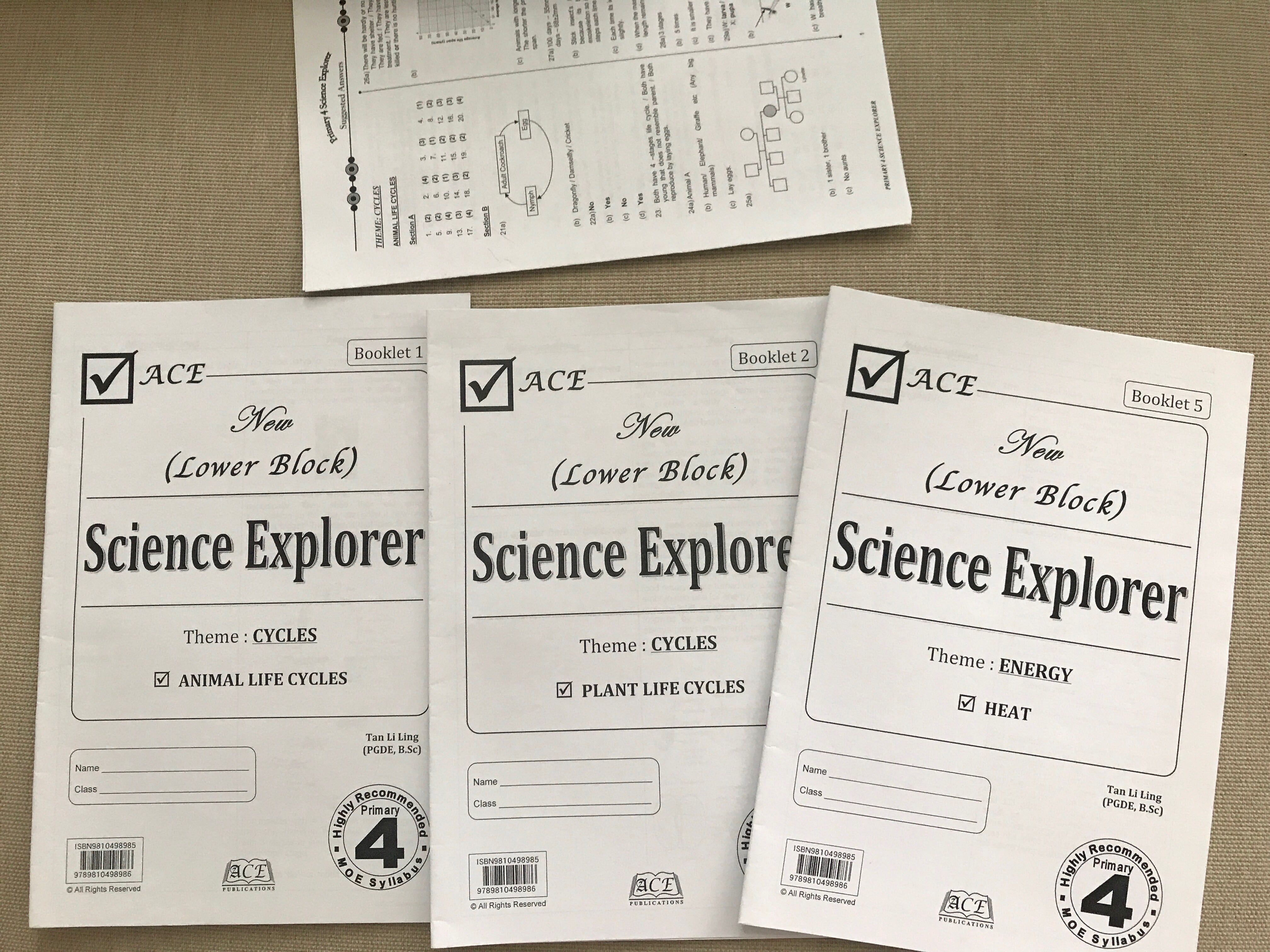 P4 Ace Science Explorer Series (3 booklets only), Hobbies & Toys, Books & Magazines, Assessment ...