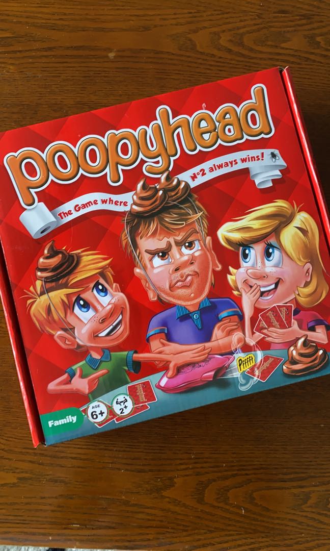 Poopyhead board game, Hobbies & Toys, Toys & Games on Carousell