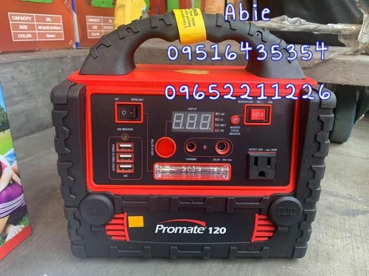 Promate 120 Powerstation / 200w Inverter Generator (Solar Power Ready ...