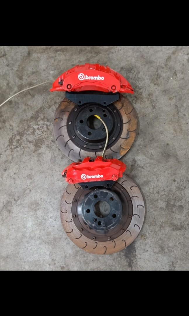 Refurbished Brembo 19Z porsche panamera caliper front 6 pots and rear 4 ...
