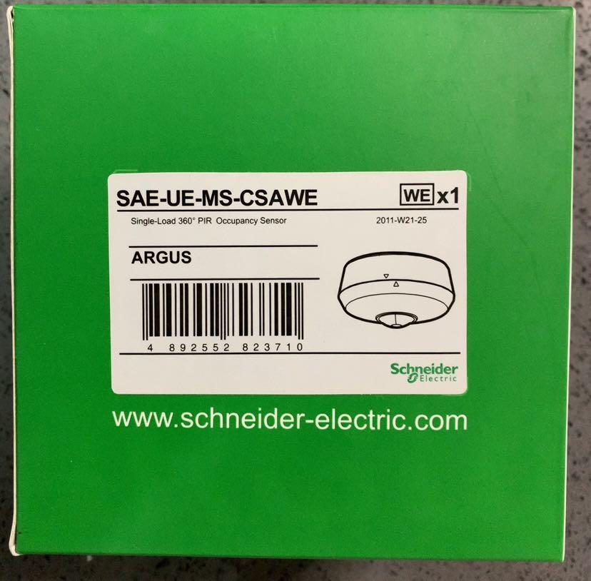 SCHNEIDER ELECTRIC - SINGLE LOAD 360 DEGREE PIR OCCUPANCY SENSOR/LIGHT ...