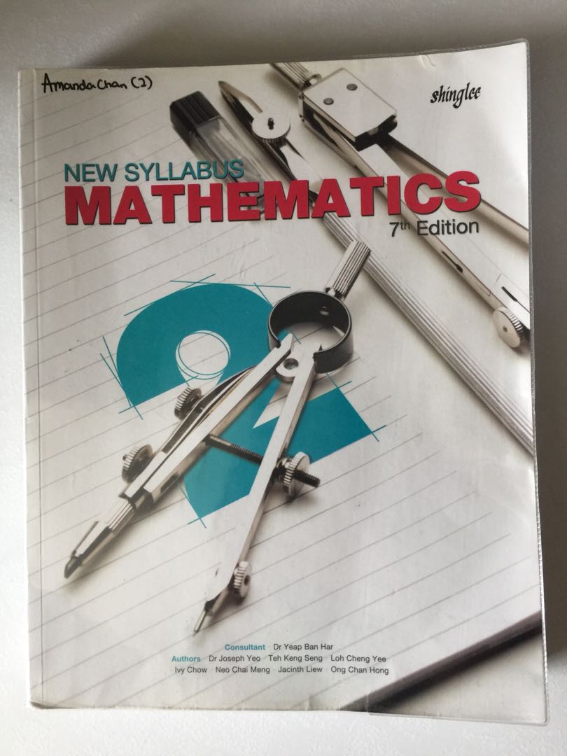 Sec 2 Math Textbook, Hobbies & Toys, Books & Magazines, Textbooks on ...