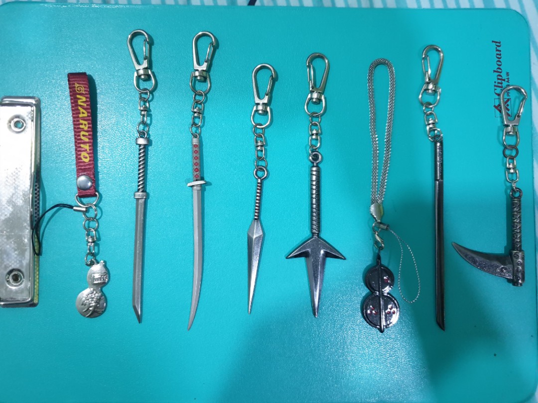 Set Of Naruto Weapon Models, Hobbies & Toys, Toys & Games on Carousell