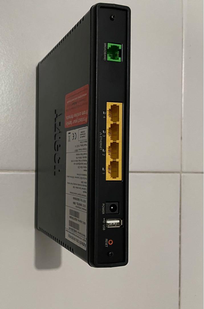 Singtel Aztech Router DSL 1015, Computers & Tech, Parts & Accessories ...